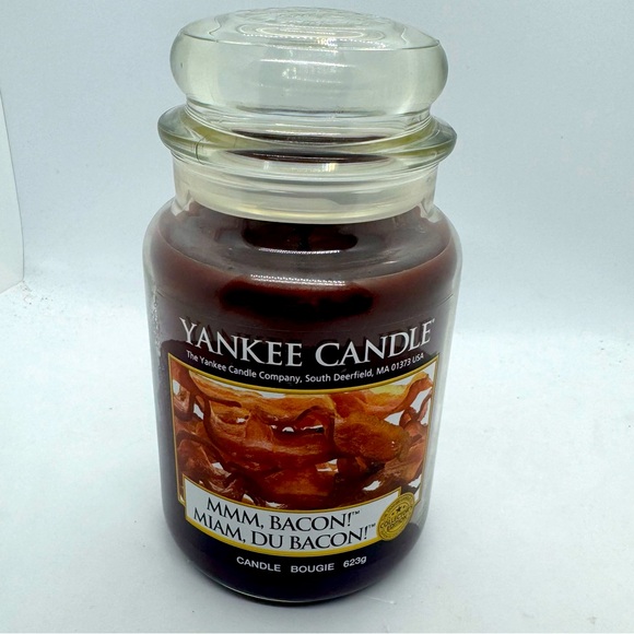 Yankee Candle | Accents | Yankee Candle Mmm Bacon 22 Oz Large Jar Collectors Edition Retired ...